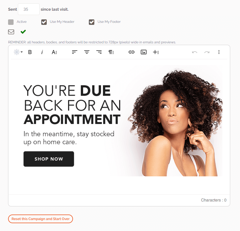 Manage Your Email Marketing with Rosy + SalonInteractive - Rosy Salon ...